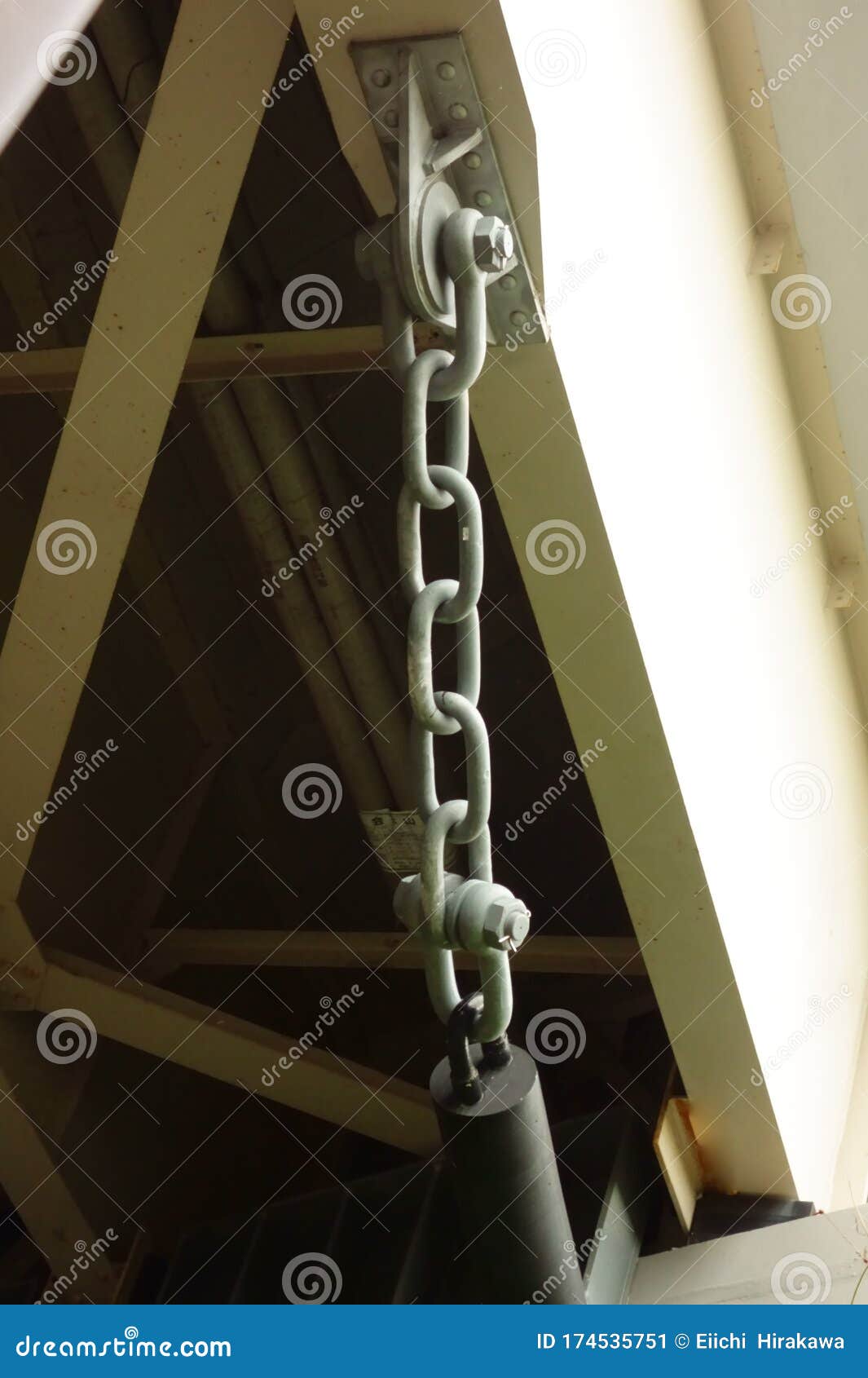 Heavy duty iron chains stock image. Image of heavy, chains - 174535751