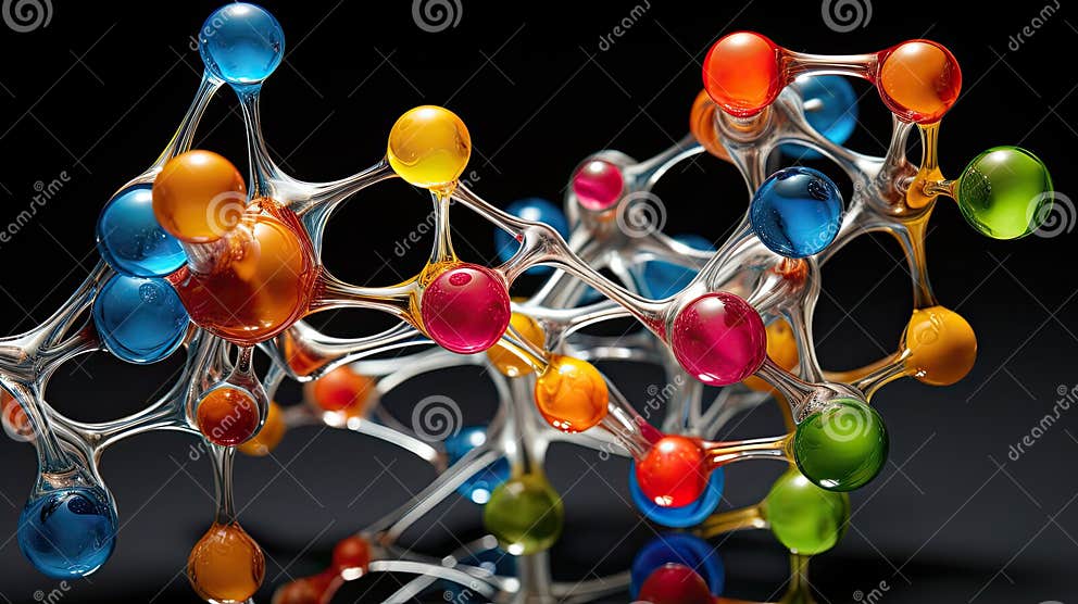 Structure protein molecule stock illustration. Illustration of sheet ...
