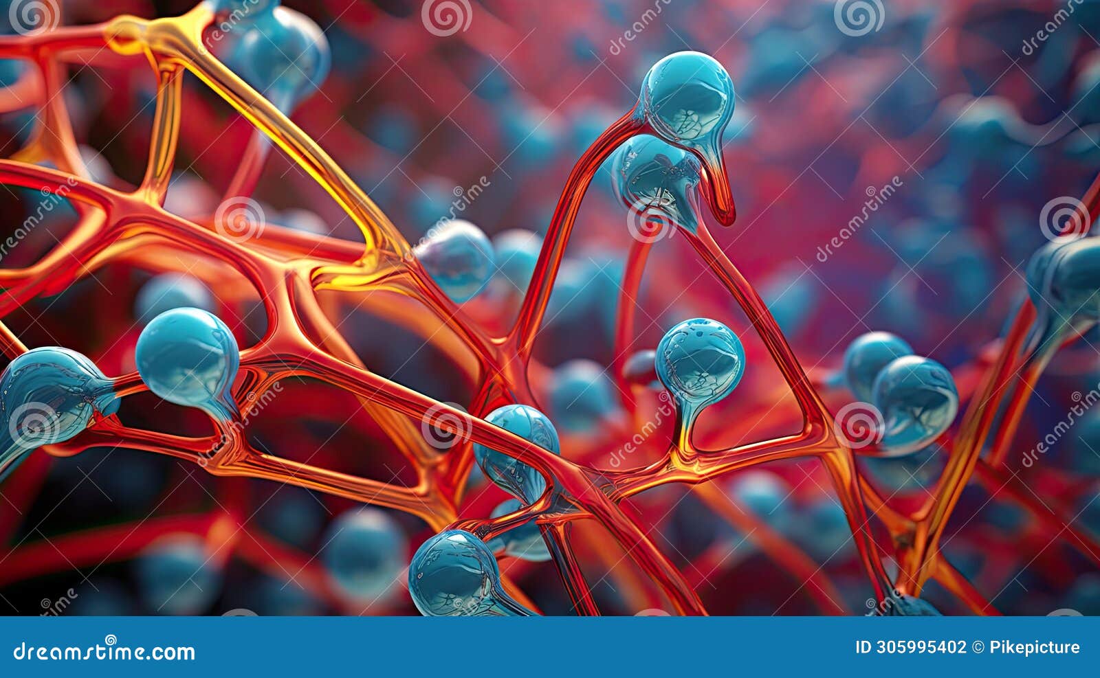Structure Protein Molecule Stock Illustration 306020188