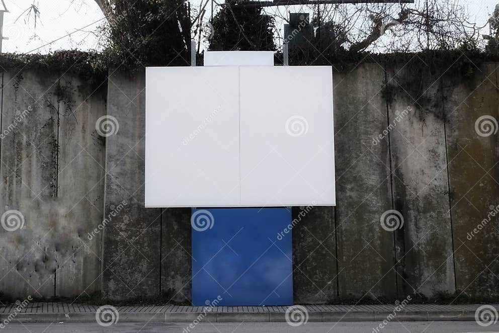 Structure for Public Billposting Stock Image - Image of poster ...