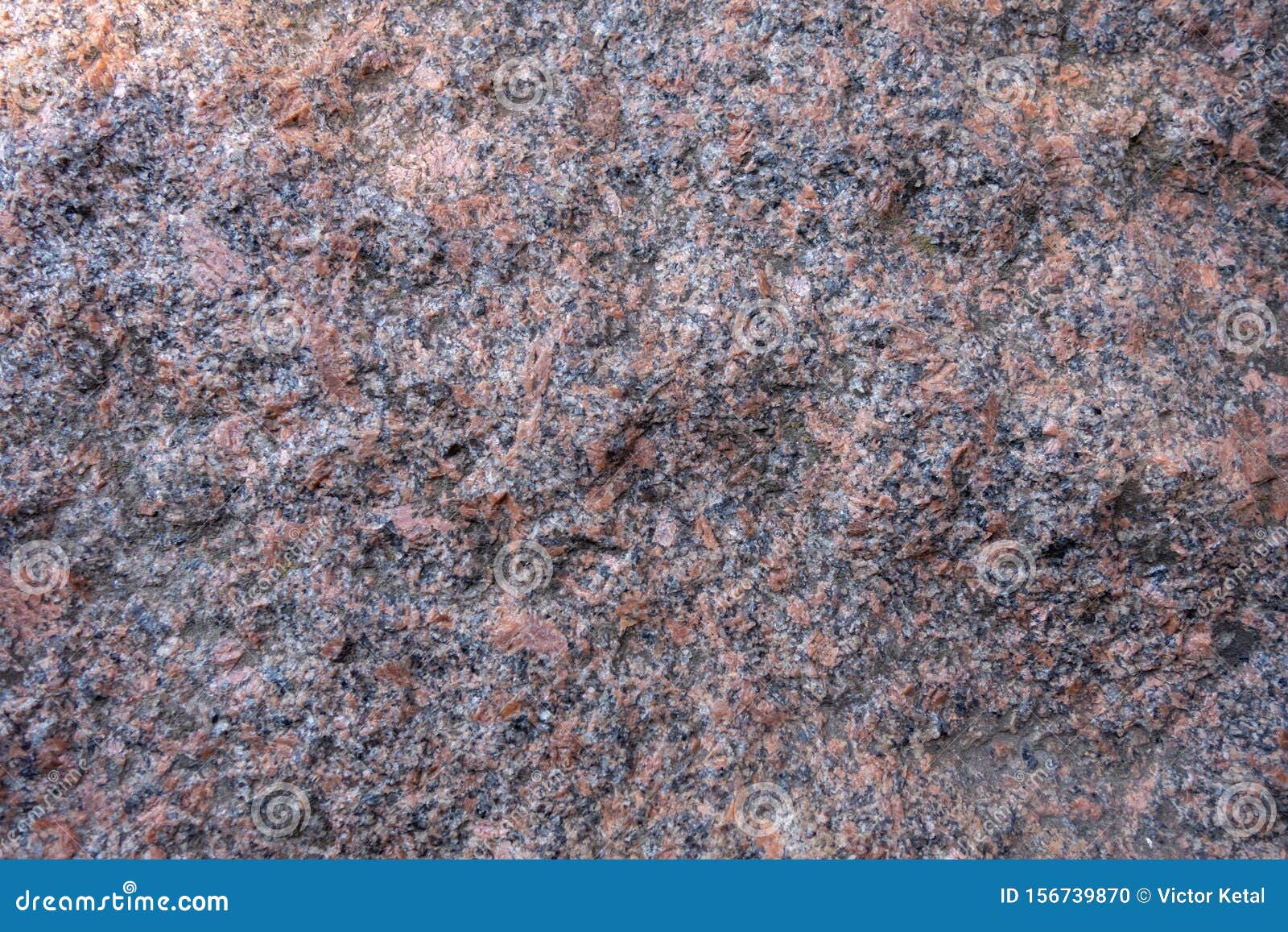 The Structure of Red and Black Granite. the Texture of Natural Stone ...