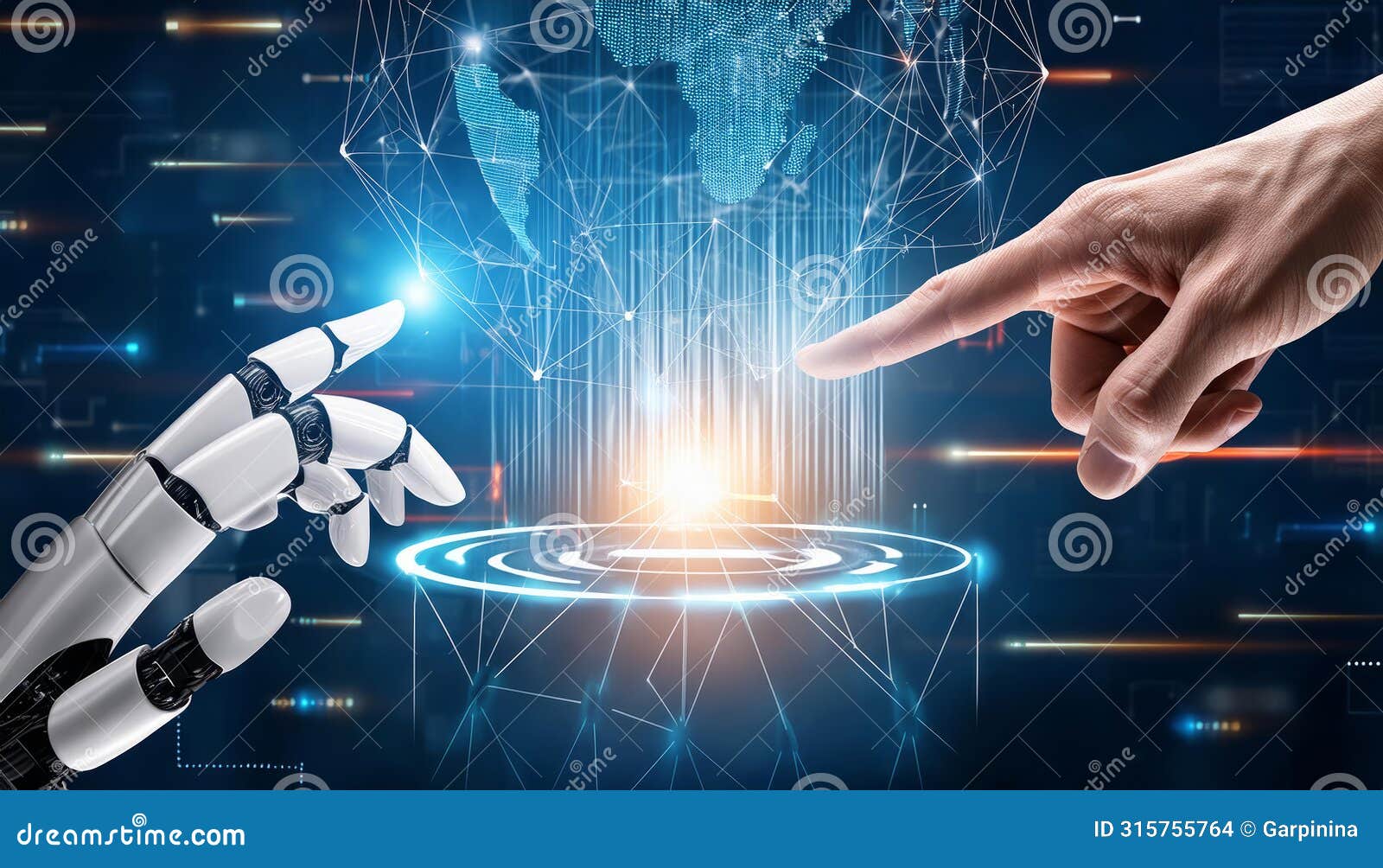 Robotic Hands Guide Users Through A Laptops Aipowered Chatbot Interface ...