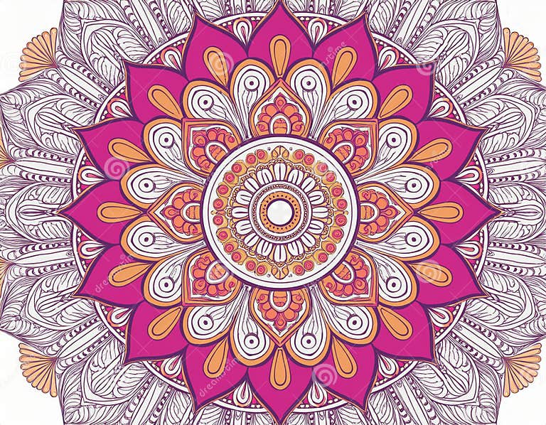 Mandala Designs: Intricate Patterns and Symbolism Stock Illustration ...