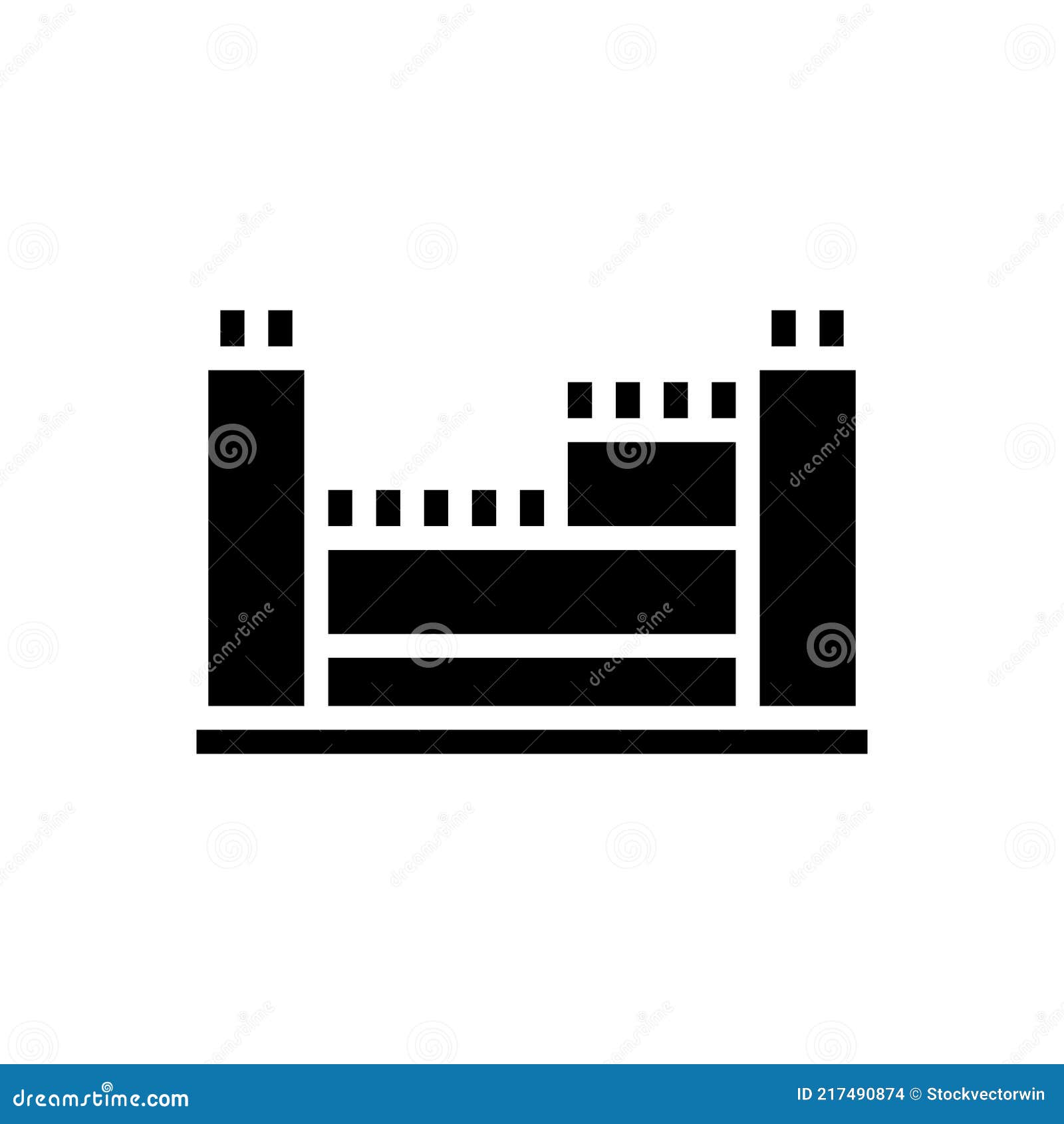 Structure With Reinforcement Concrete Icon Doodle Illustration Cartoon ...