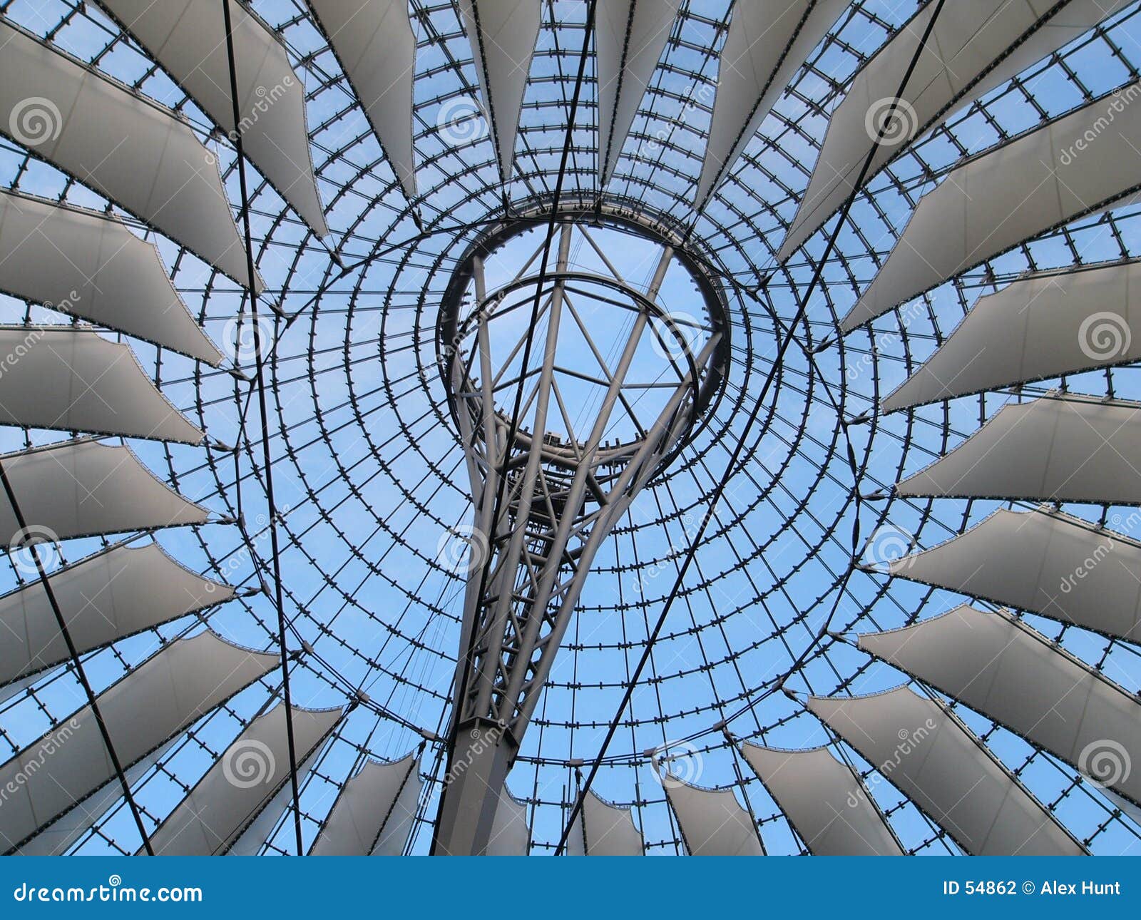 Structure of sails stock photo. Image of potsdamer, platz - 54862