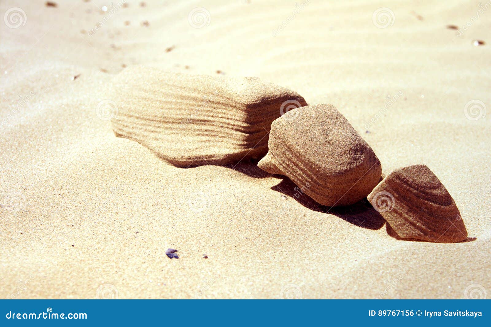 Structure of sand. stock photo. Image of beach, scene - 89767156