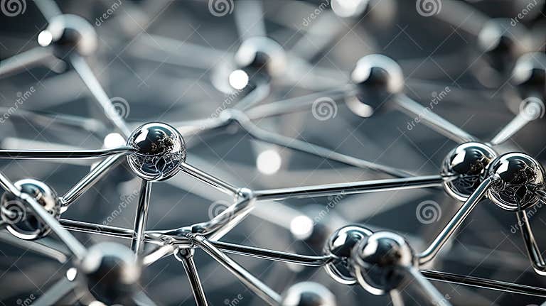 Structure silver molecule stock illustration. Illustration of structure ...