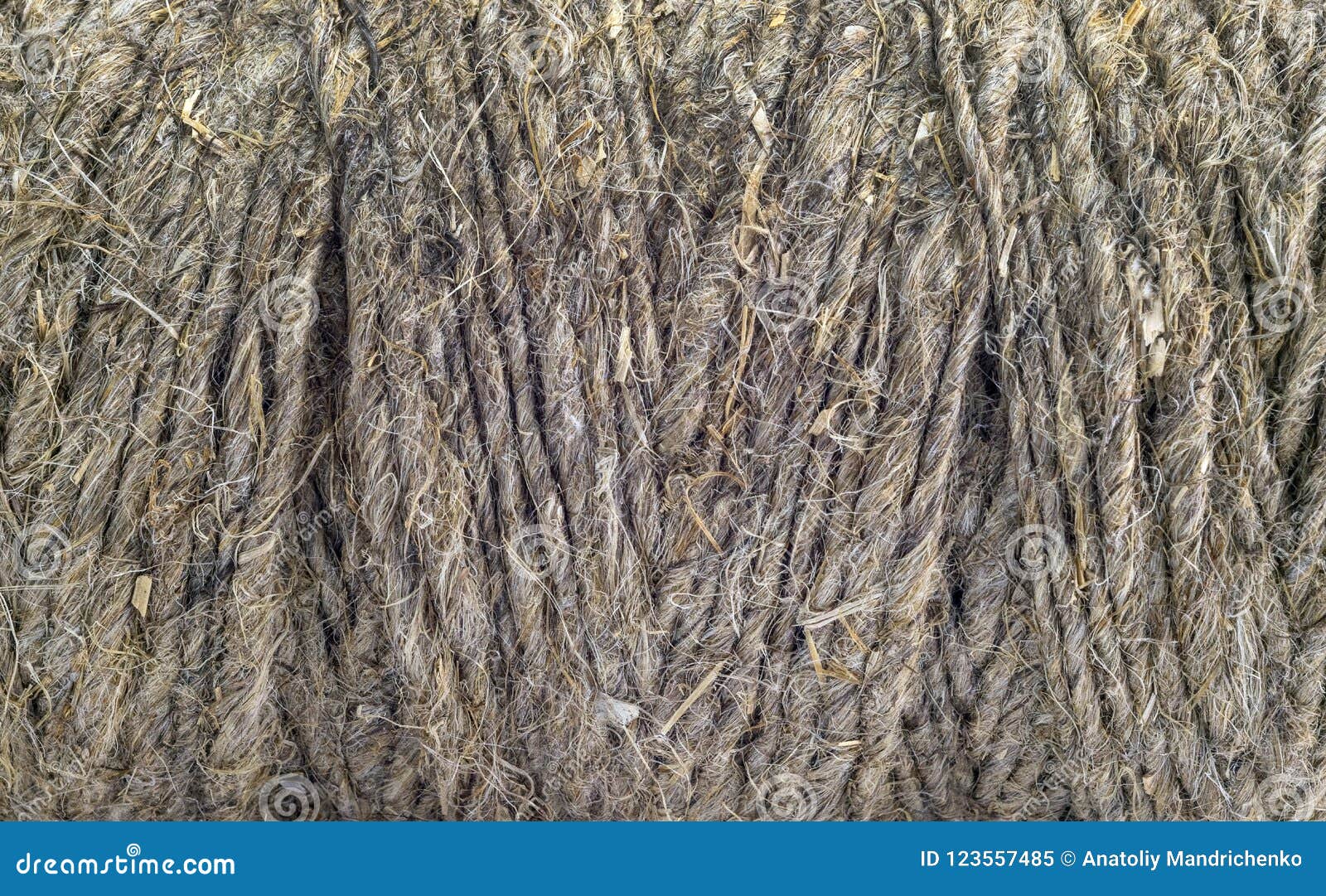 Structure of the Skein of Thread from Natural Raw Materials Stock Image ...