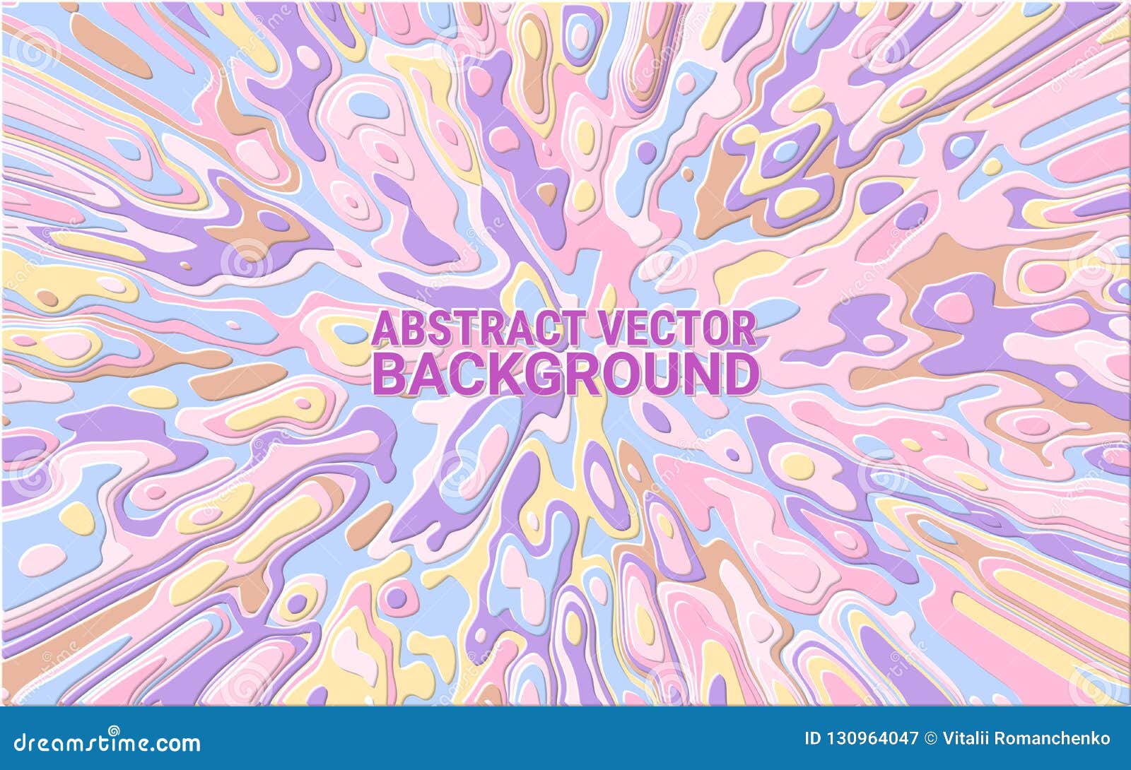 Dynamic Color Background. Vector. Abstract Embossed Texture of Marble ...