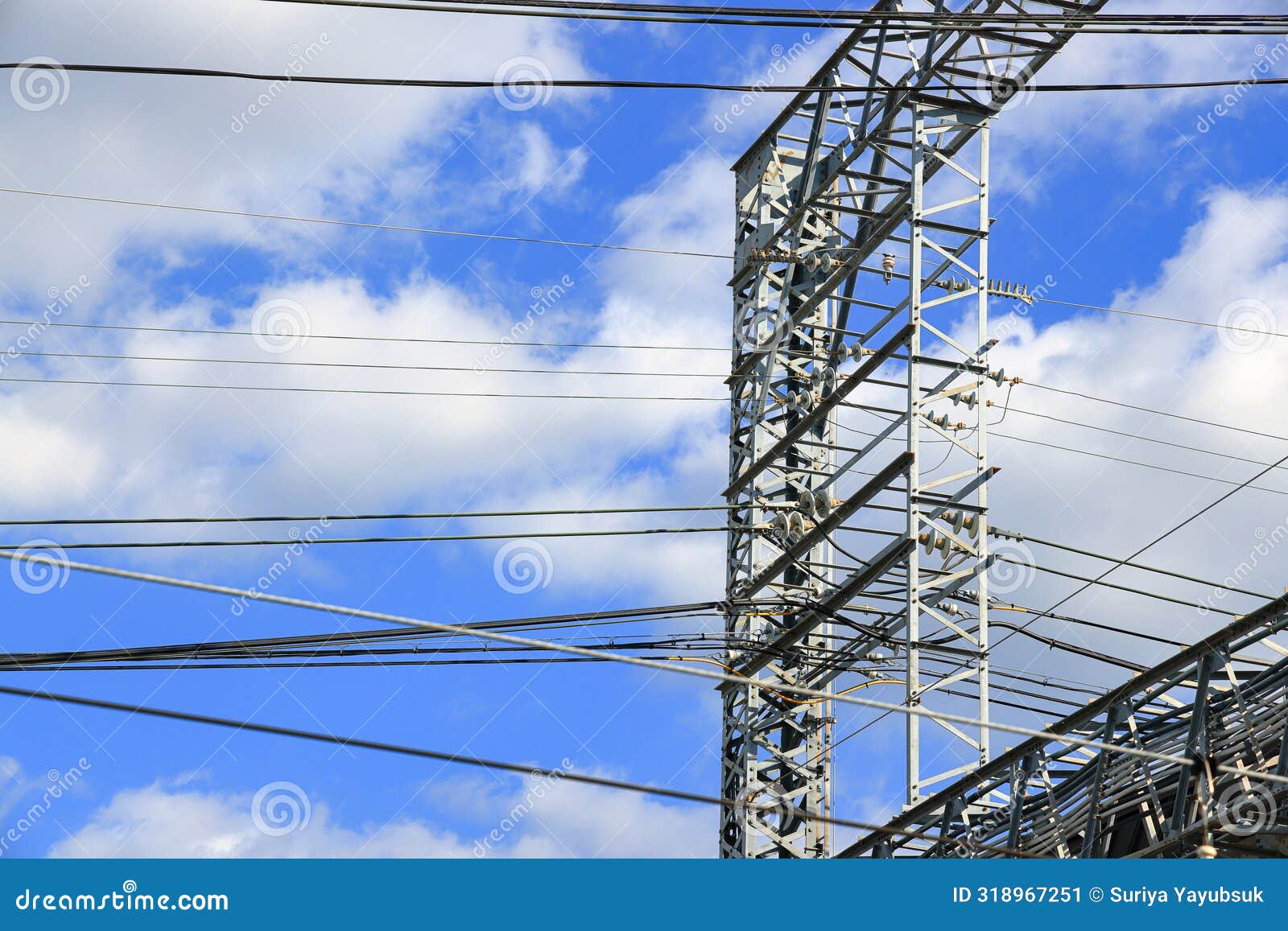 Structure of Steel for Electric Energy System. Building Structures Made ...