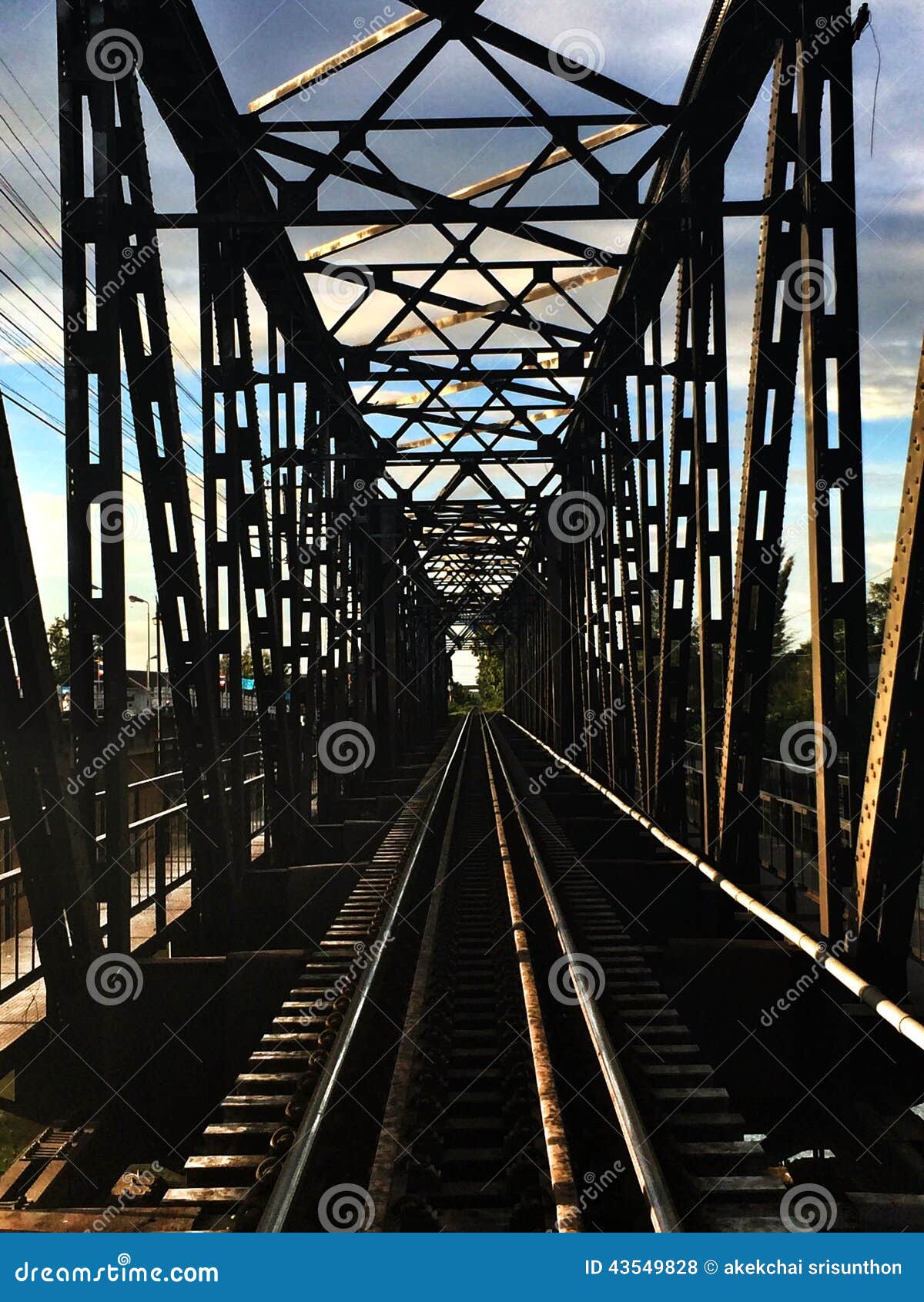The Structure, Steel, Railway Rails, Bridges Stock Photo - Image of ...