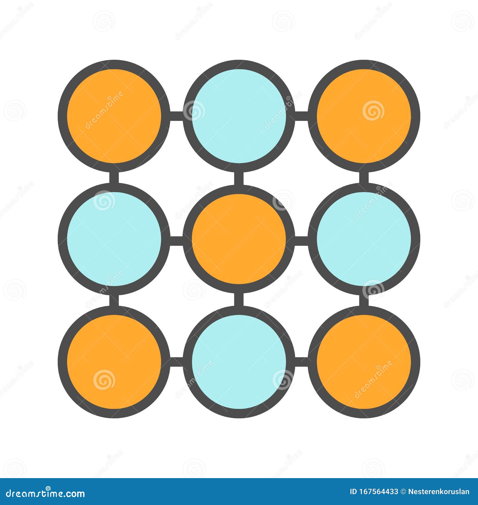 Structure Symbol Color Icon Stock Vector - Illustration of filled ...