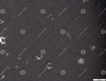 Structure of Titanium Under a Microscope. Stock Photo - Image of ...