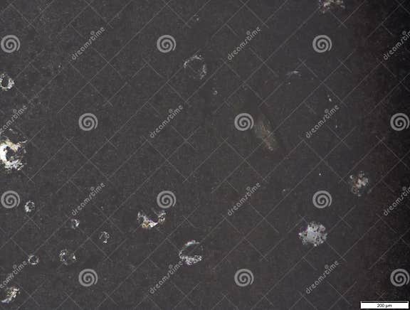 Structure of Titanium Under a Microscope. Stock Photo - Image of ...