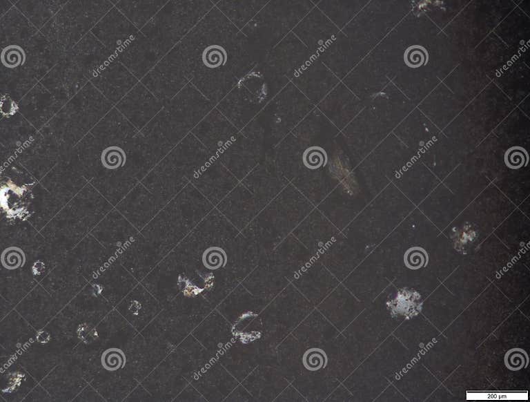 Structure of Titanium Under a Microscope. Stock Photo - Image of ...