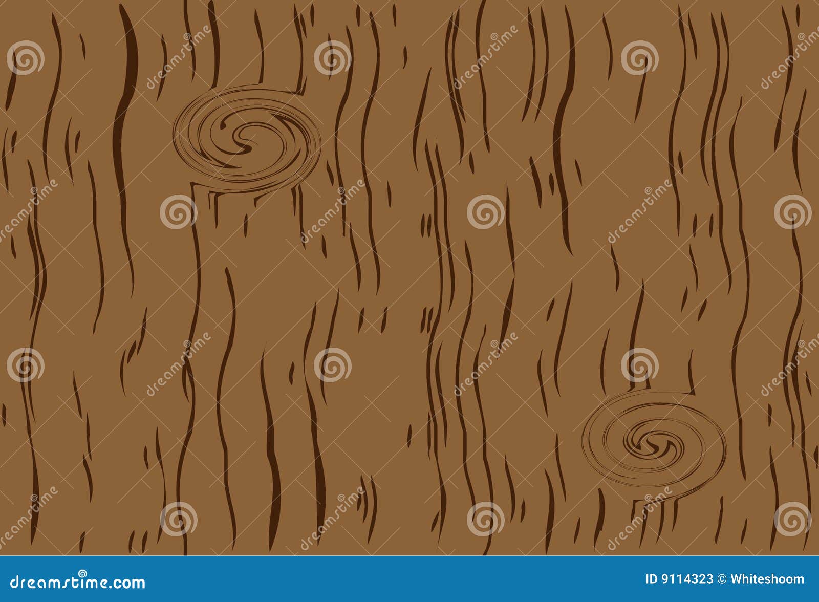 Structure of a Tree with Knots Stock Vector - Illustration of painted ...