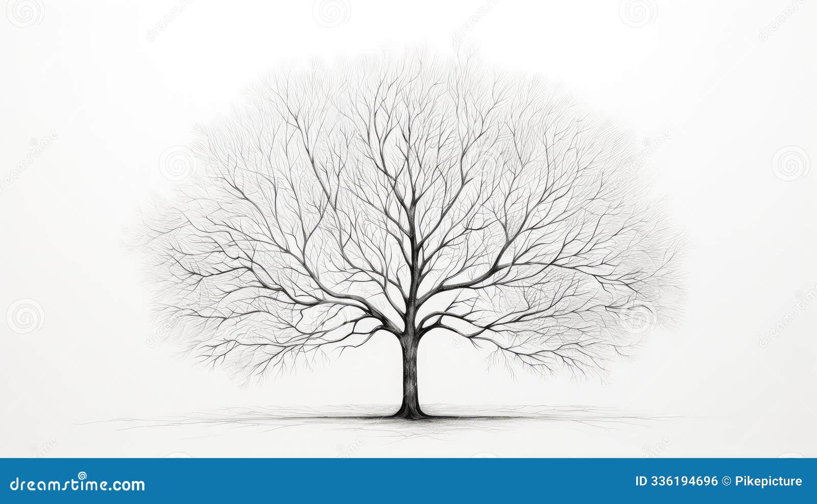 Structure Tree of Life Drawing Stock Illustration - Illustration of ...