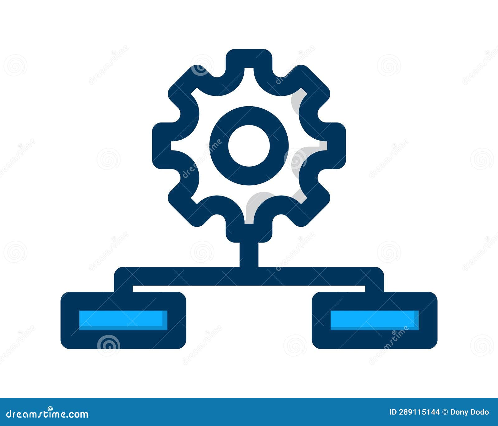 Structure Vector Design Icon in Blue on White Background Suitable for ...
