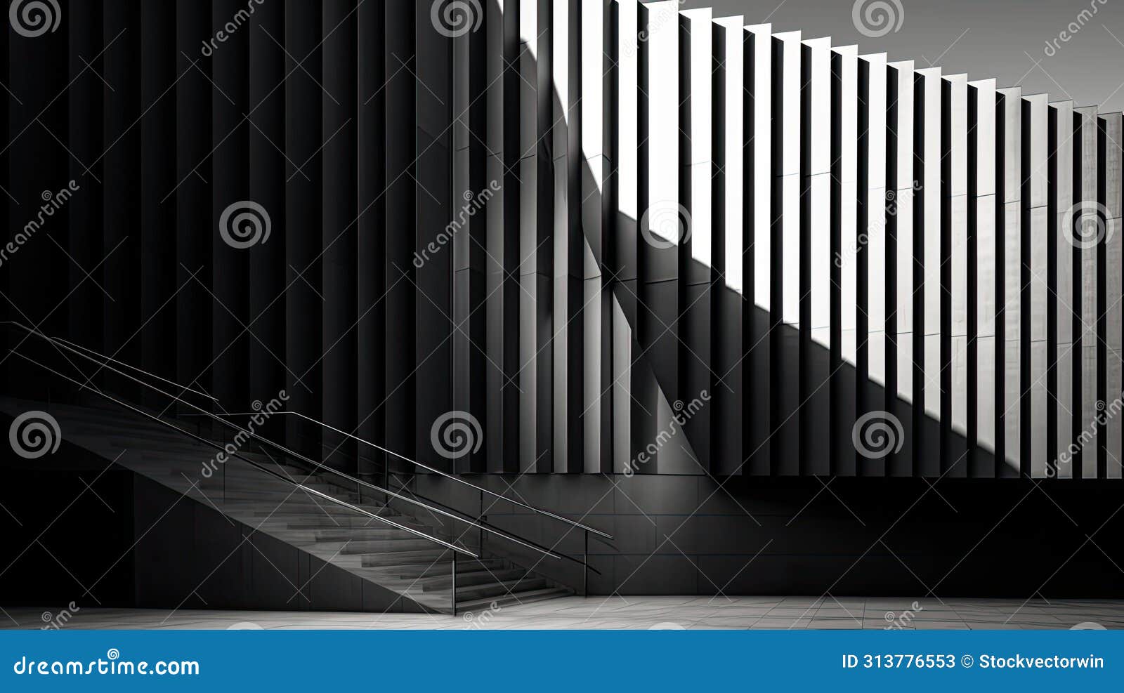 Structure Vertical Gray Architecture Stock Illustration - Illustration ...