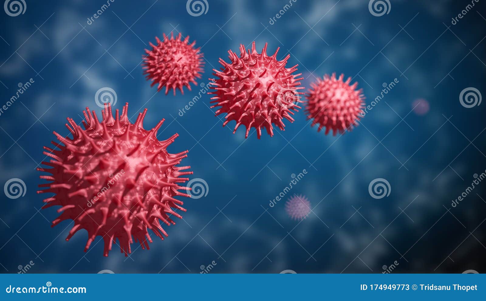 Structure of Virus Cell, Biologigical Concept Stock Illustration ...