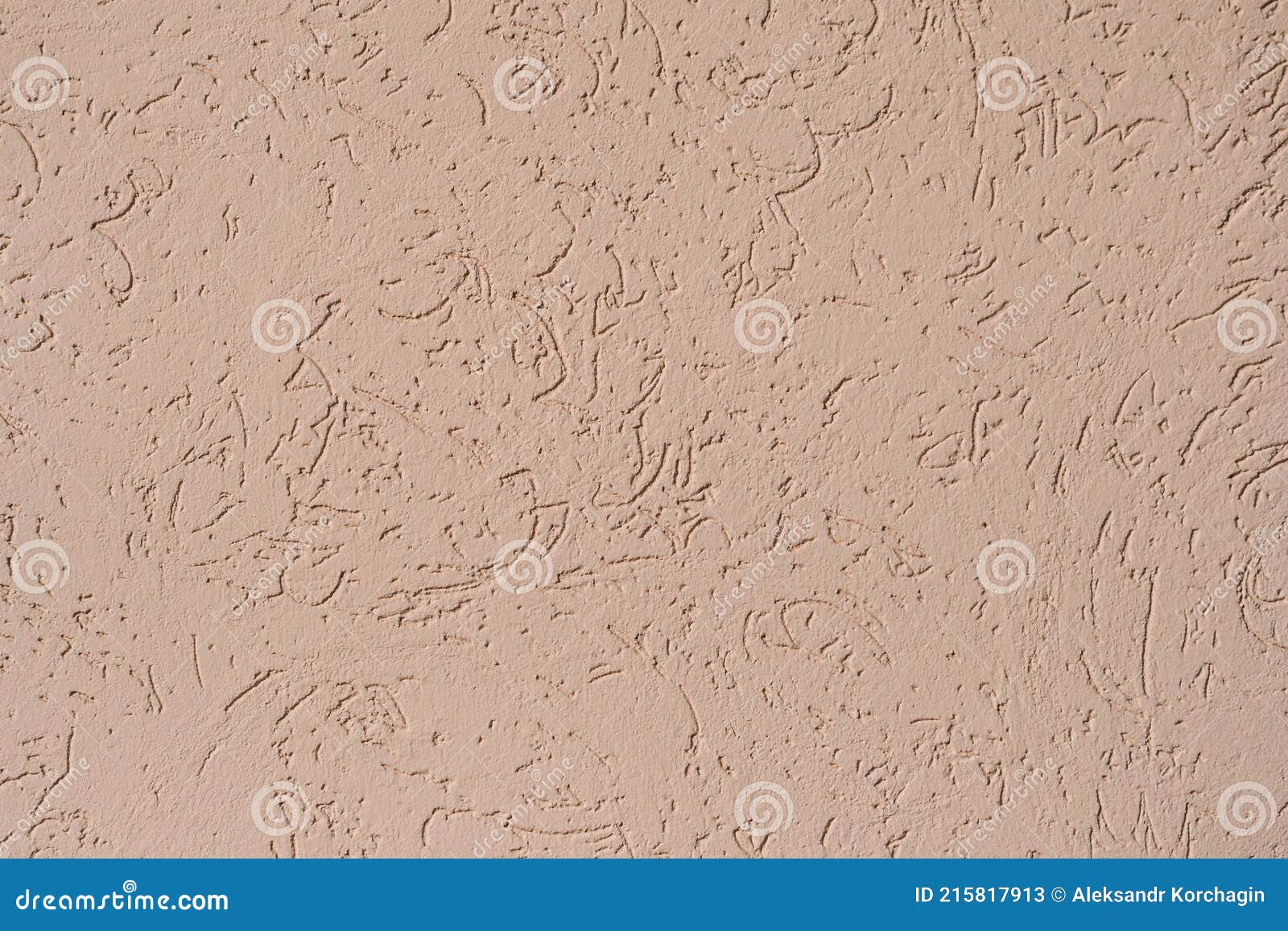 Structure of Wall Covered with Beige Textured Putty Stock Image - Image ...