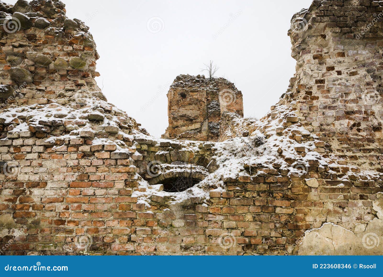 Structure Which is Destroyed Stock Photo - Image of fortification ...