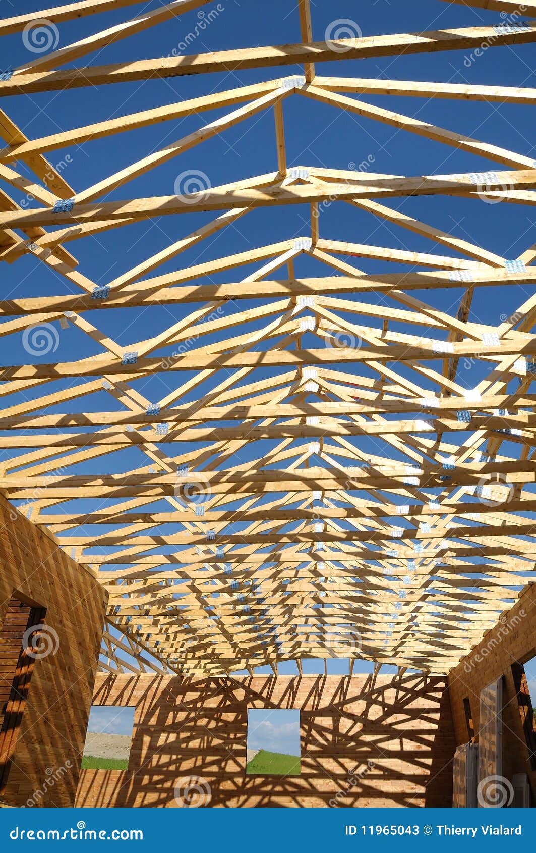 Structure wood-two stock image. Image of home, architecture - 11965043