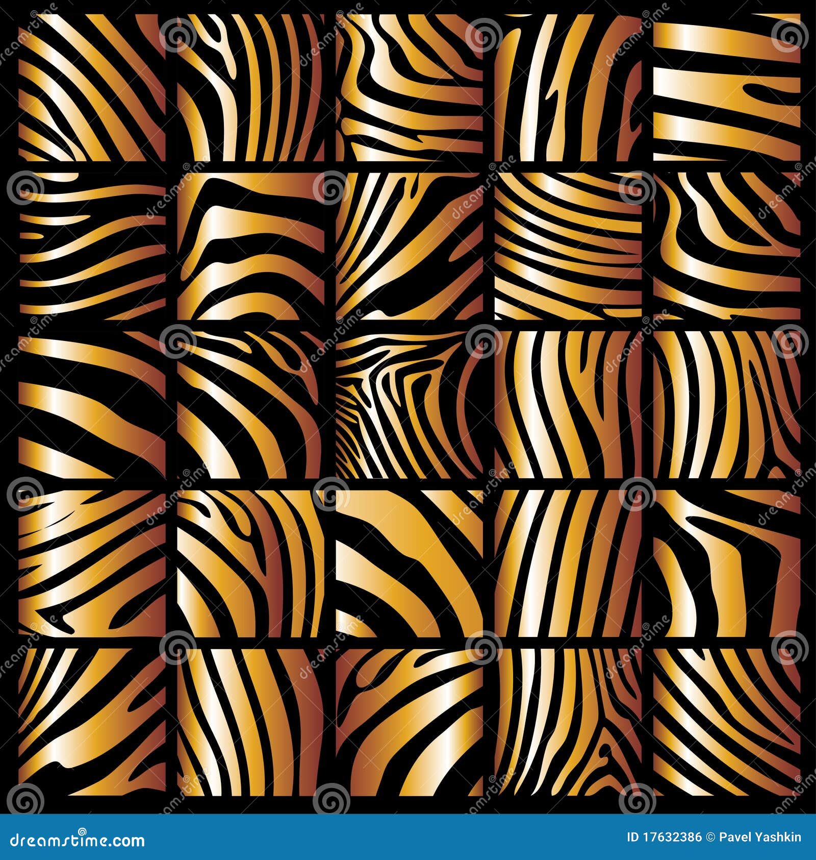 Structure of a zebra stock vector. Illustration of jungle - 17632386