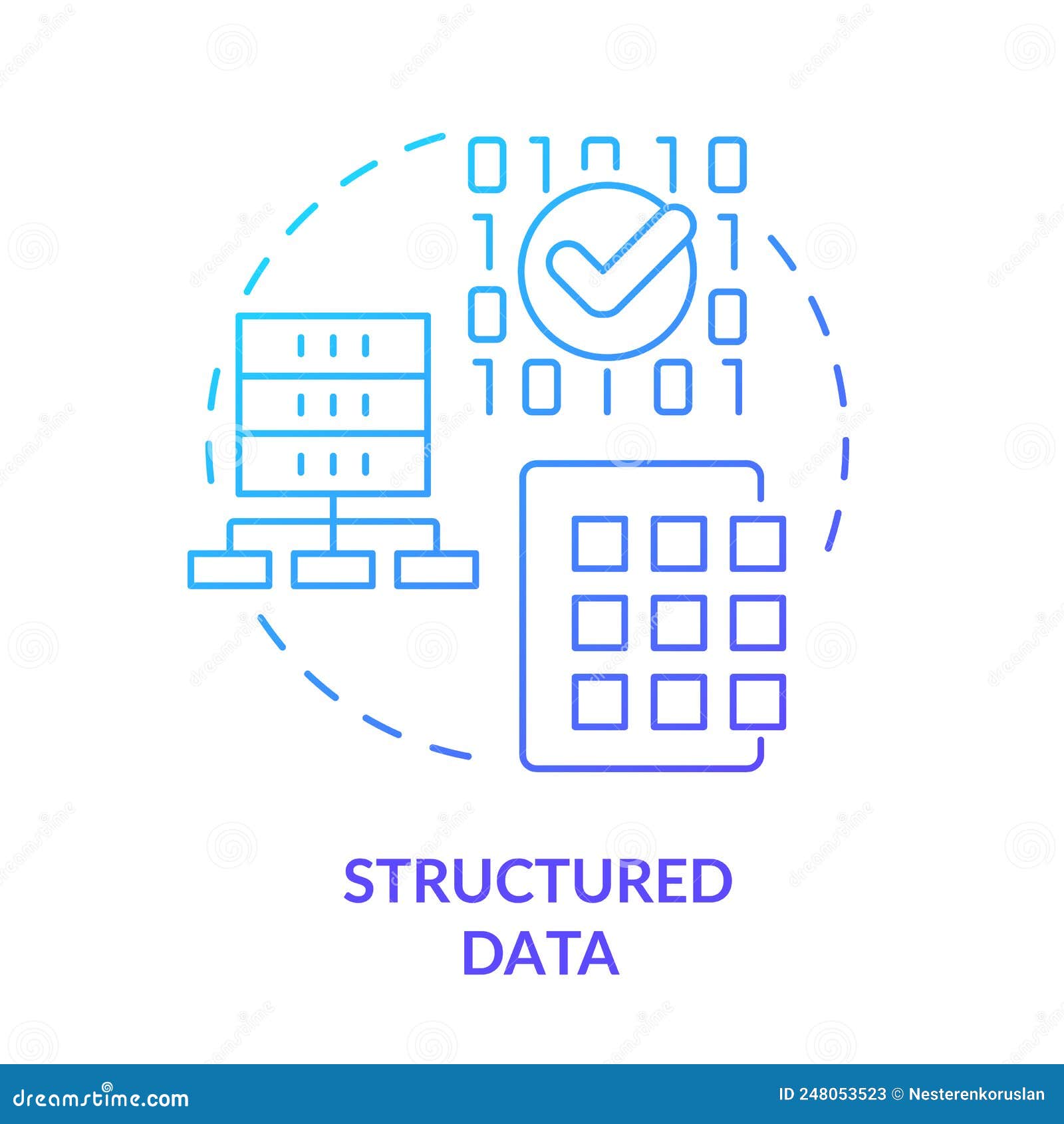 Structured Drawing Smoll Flowers On A Green Background. Royalty-Free ...