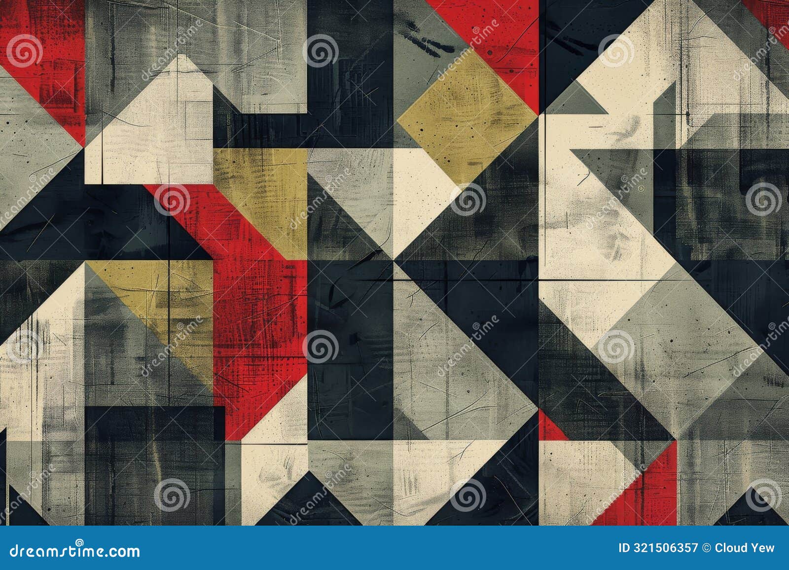 Structured Layout Patterns in a Contemporary Style. Stock Illustration ...
