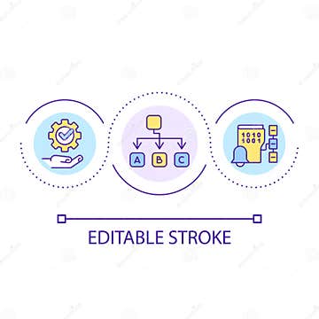 Structured Programming Loop Concept Icon Stock Vector - Illustration of script, concept: 265531420