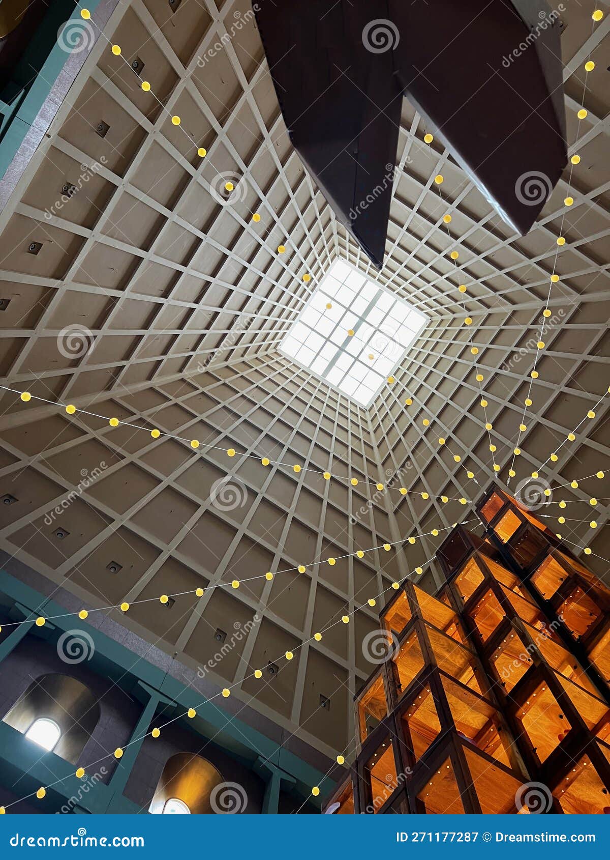 The Structures of the Building are Harmoniously Installed. Stock Image ...