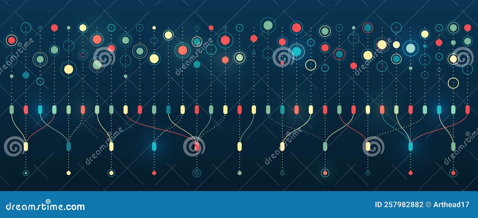 Structuring The Flow Of Information Data Analytics Concept Sorting A Large Amount Of Data On A