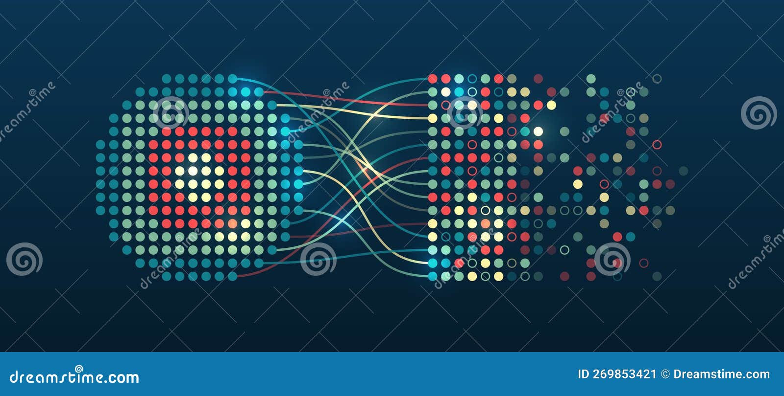 Structuring The Flow Of Information Data Analytics Concept Sorting A Large Amount Of Data On A