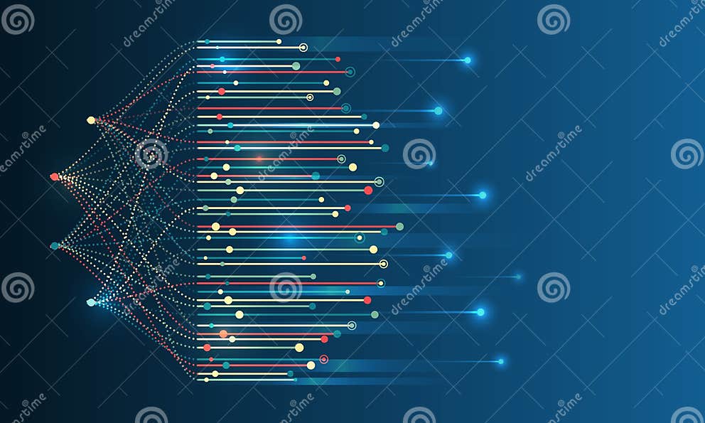 Structuring the Flow of Information. Data Analytics Concept. Sorting a ...