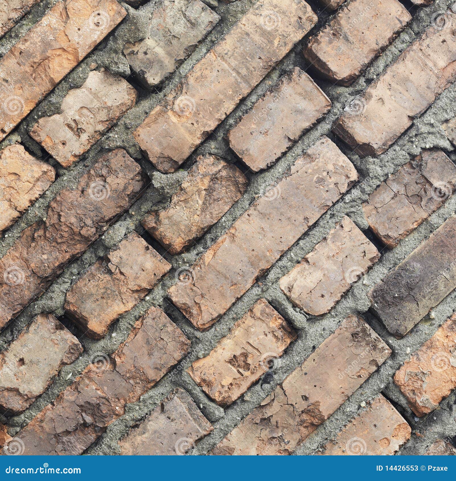 Structuur Van Baksteen Bruine Muur Stock Afbeelding - Image of ...