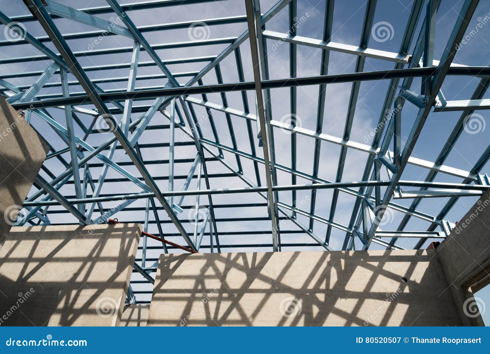 Structuur van staaldak stock afbeelding. Image of structuur - 80520507