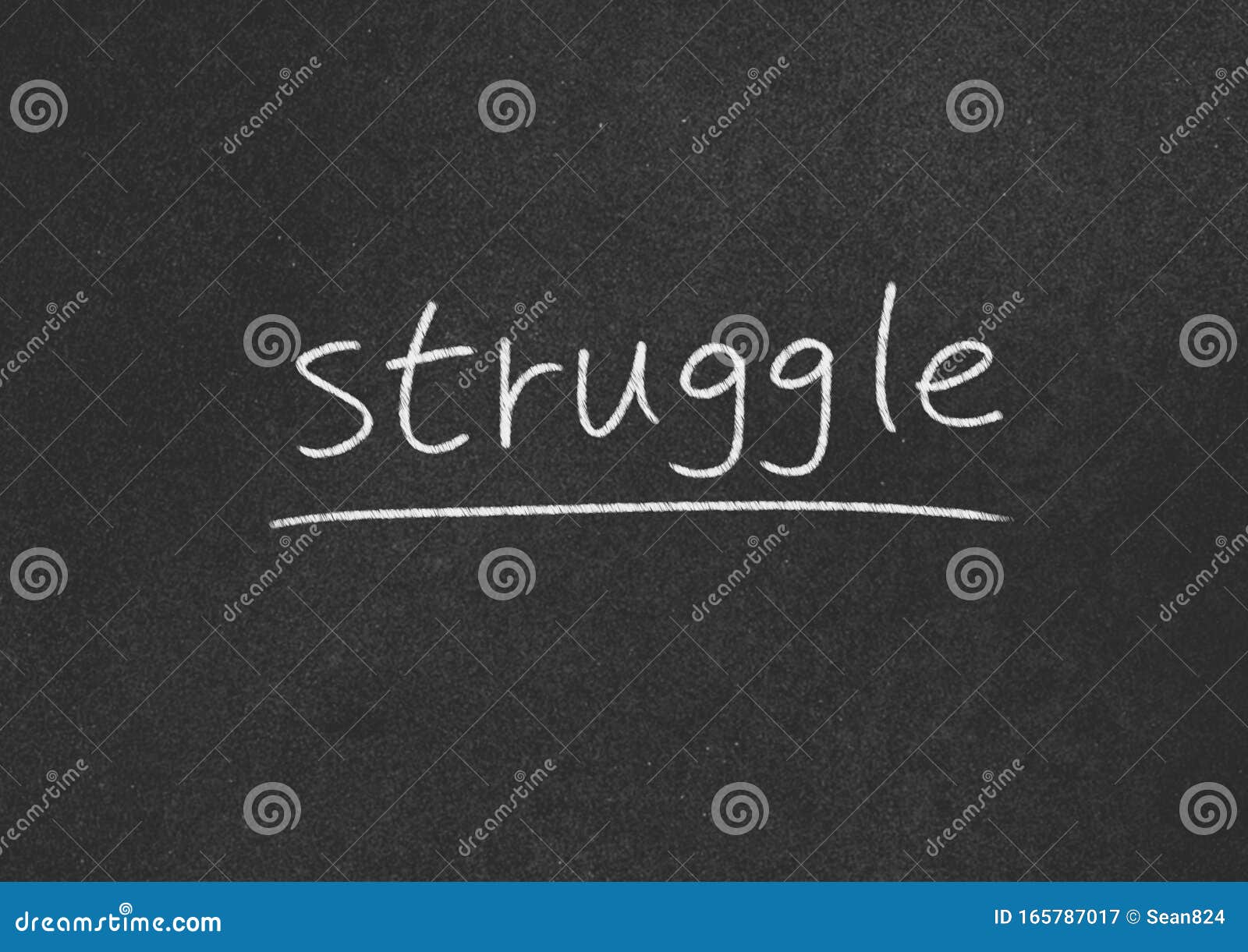 Struggle stock image. Image of struggle, chalk, abstract - 165787017