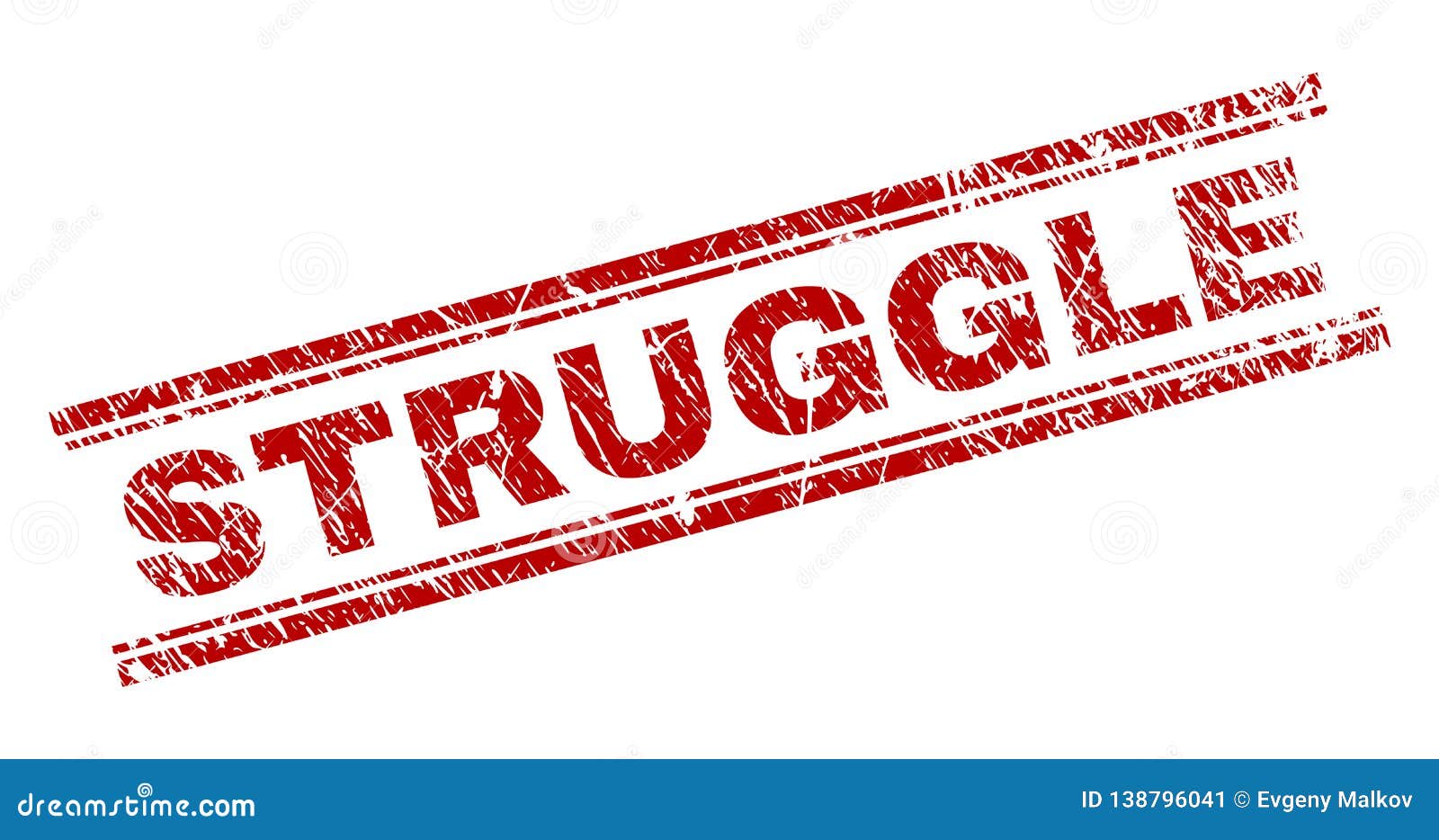 Scratched Textured STRUGGLE Stamp Seal Stock Vector - Illustration of ...
