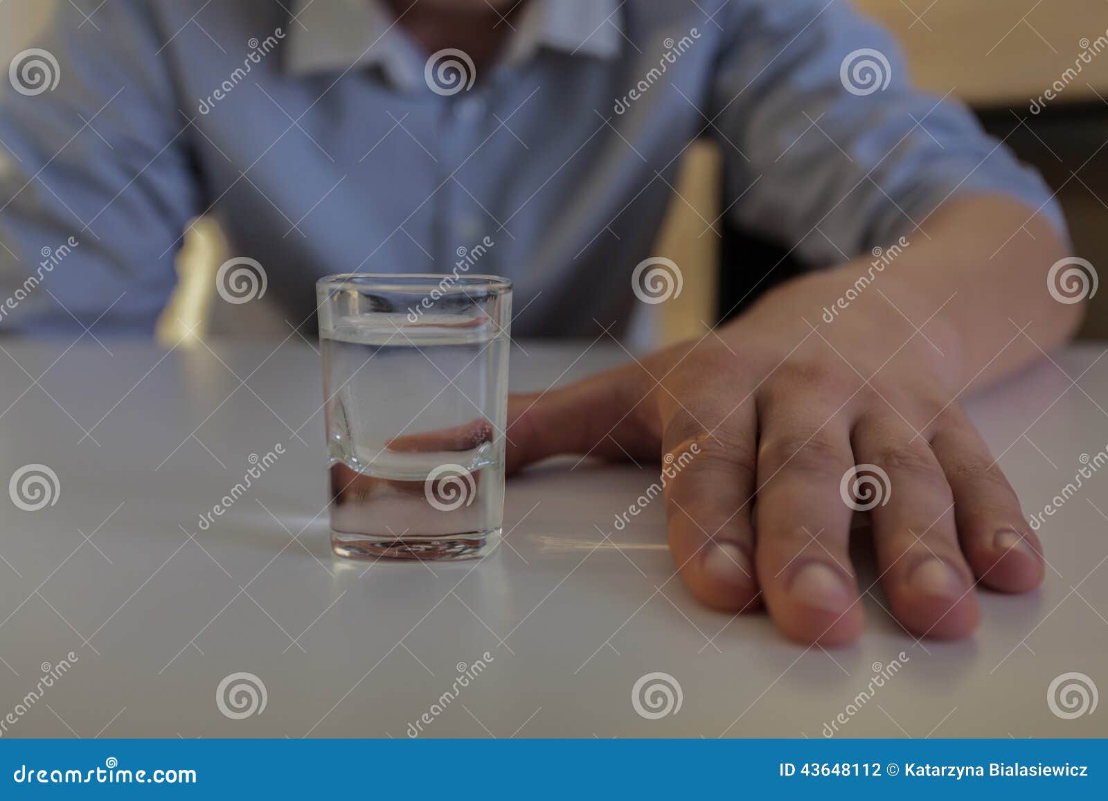 Struggle with Vodka Addiction Stock Photo - Image of divorce, addict ...