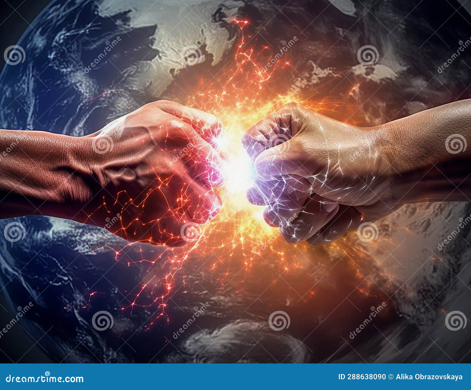 Struggle for World Domination Stock Illustration - Illustration of ...