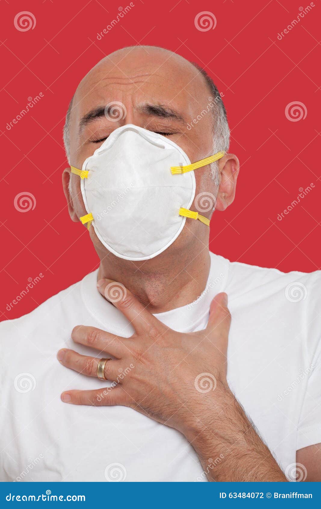 Struggling Man Wearing a Mask Stock Photo - Image of desperate, avoid ...