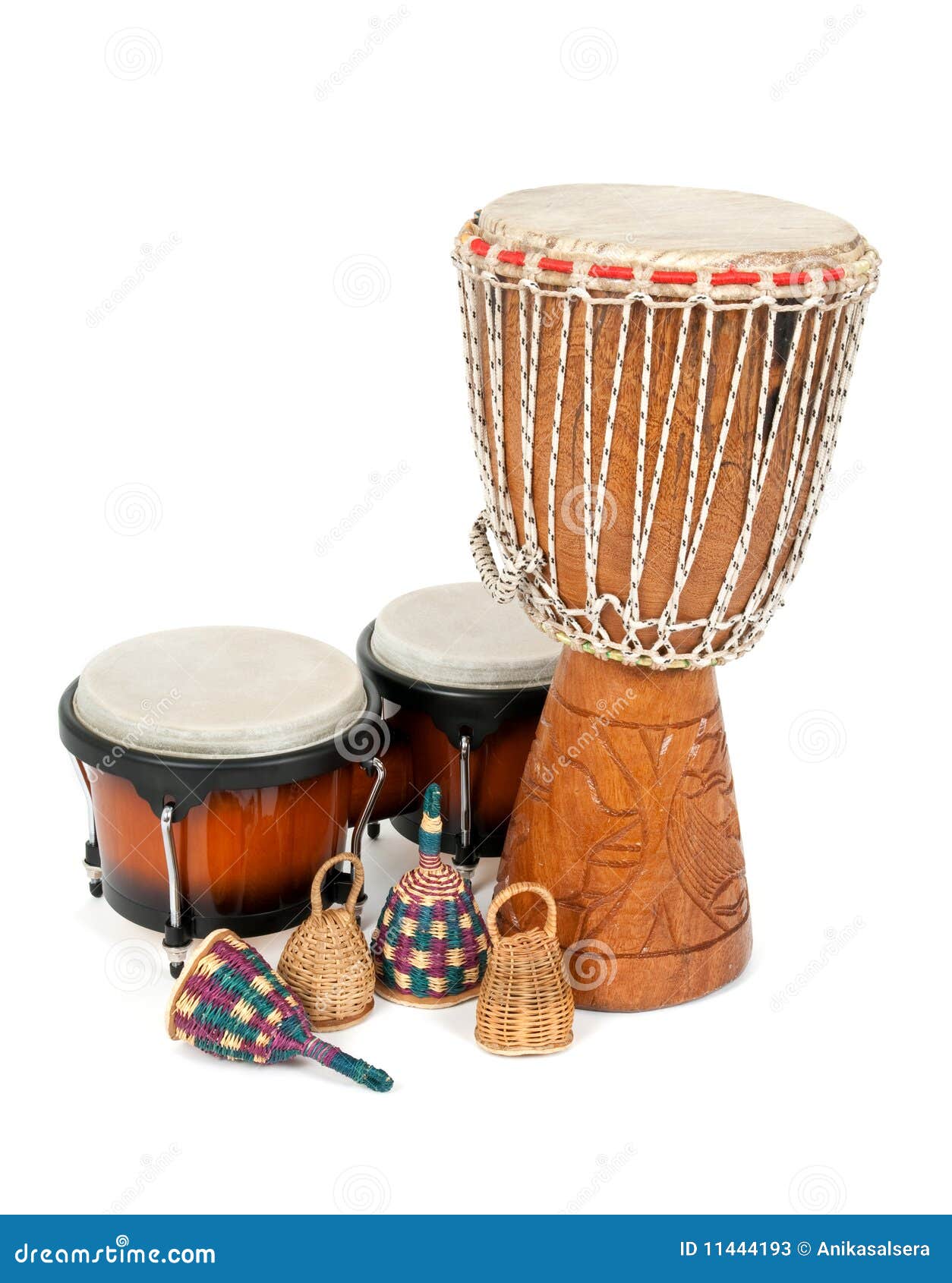 Strumenti Di Musica Di Percussione Immagine Stock - Immagine di ...