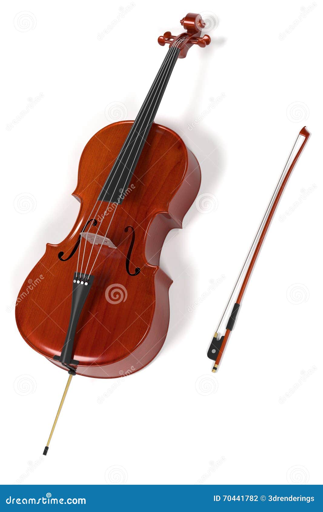 Strumento Musicale Del Violoncello Illustrazione di Stock ...