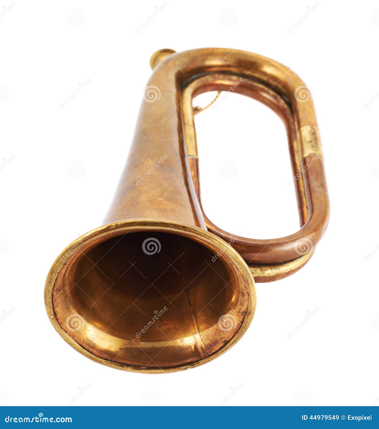 Strumento Musicale Della Tromba Isolato Immagine Stock - Immagine di ...