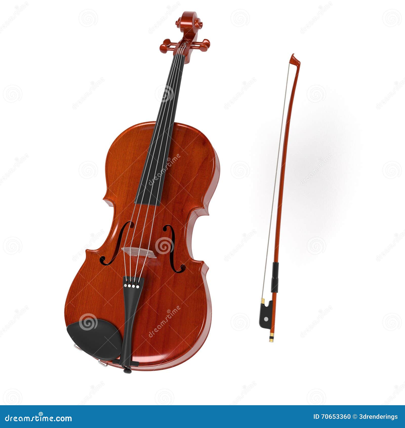 Strumento Musicale Della Viola Illustrazione di Stock - Illustrazione ...