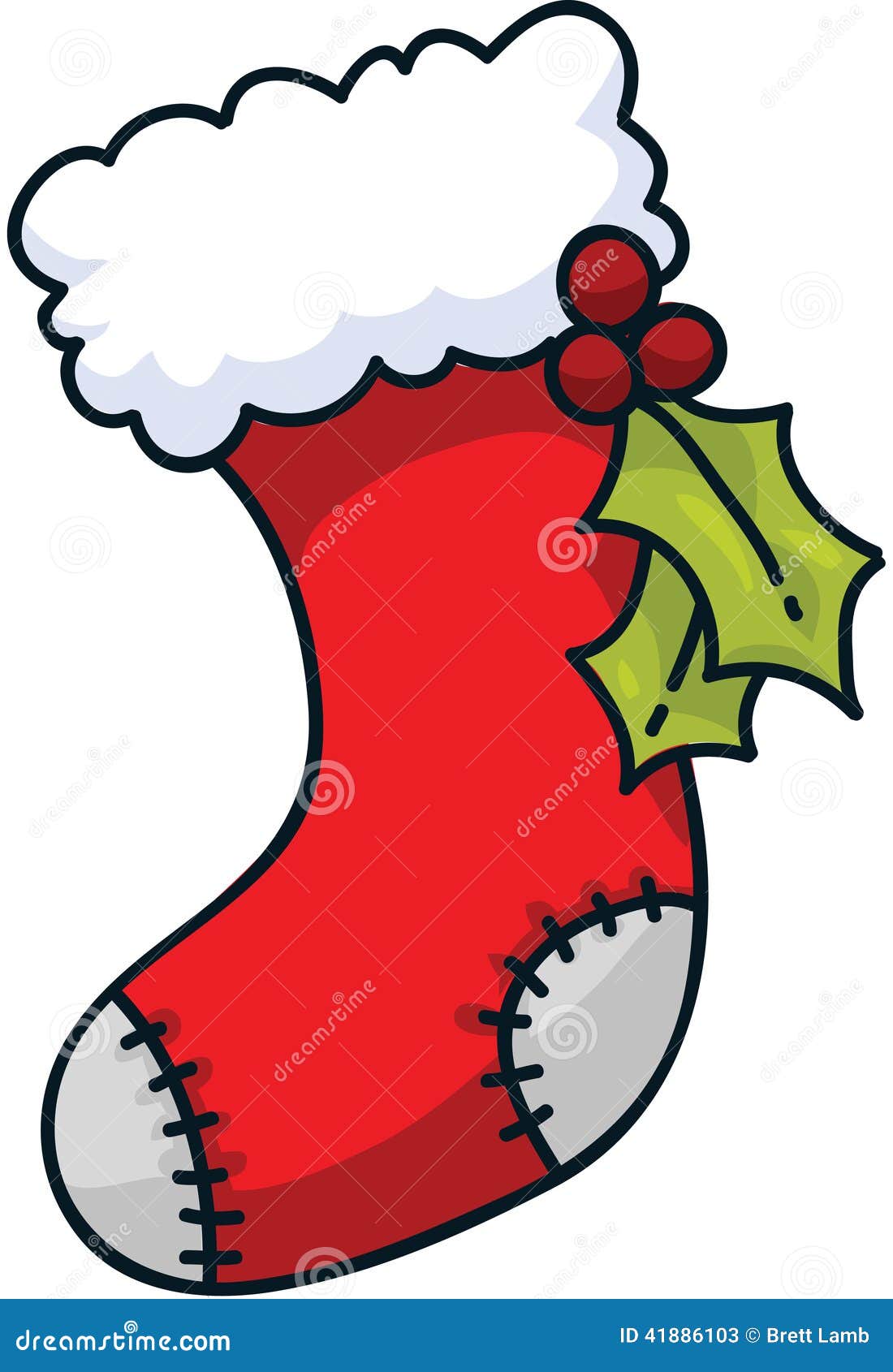 Strumpf des Epifany stock abbildung. Illustration von getrennt - 41886103