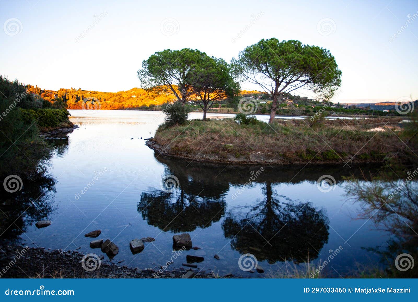 Strunjan Nature Park stock photo. Image of salt, autumn - 297033460