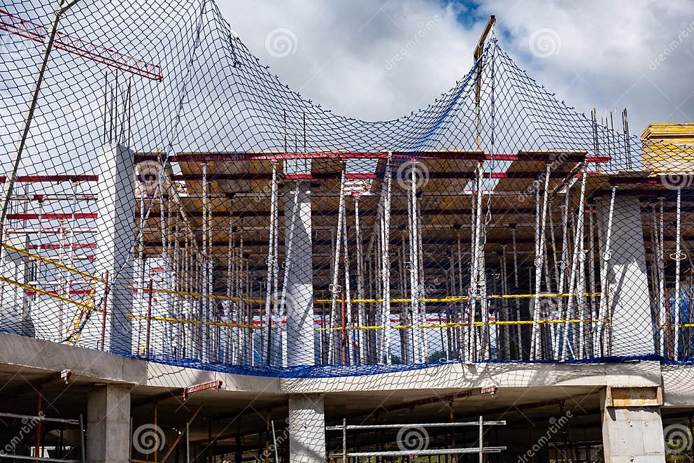 Struts on a building site stock image. Image of industry - 169426253