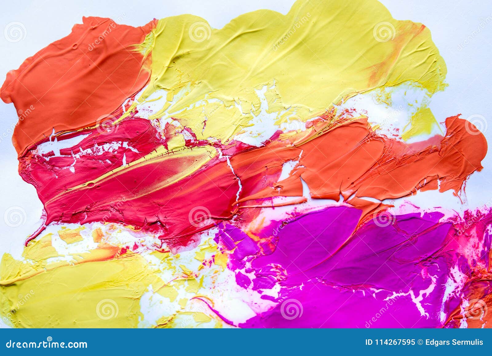 Struttura Astratta Multicolore Con Le Macchie, Spazio Per Testo O ...